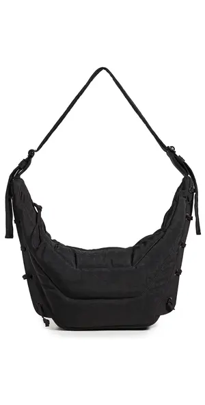 バッグ LEMAIRE Medium Soft Game Bag BLACK LEMAIRE Medium Soft Game Bag - Dark Chocolate | Editorialist